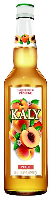 Xarope Kaly de Pessego 700ml | Shopee Brasil