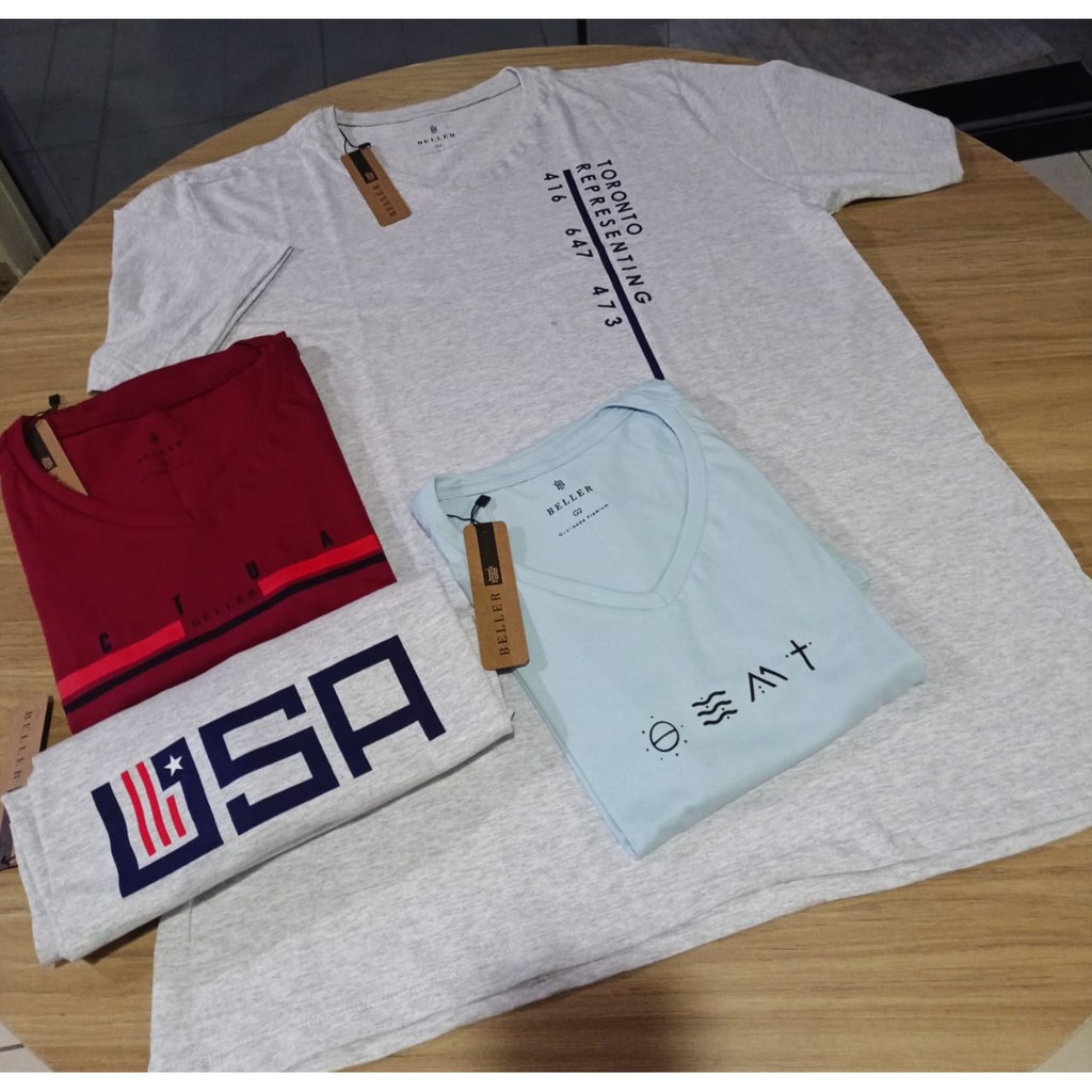 5 camisa plus size gola V G1 G2 G3 G4 G5 G6 | Shopee Brasil