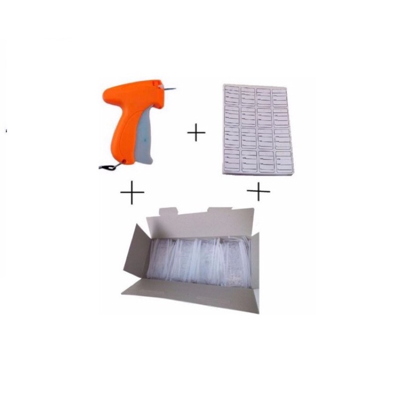 KIT Aplicador para Tag + 5.000 PINS P/ Roupas + 1000 etiquetas | Shopee ...