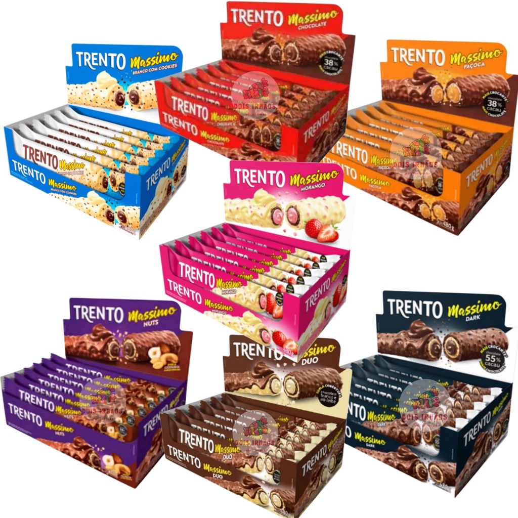 Chocolate trento massimo c/16 unidades | Shopee Brasil