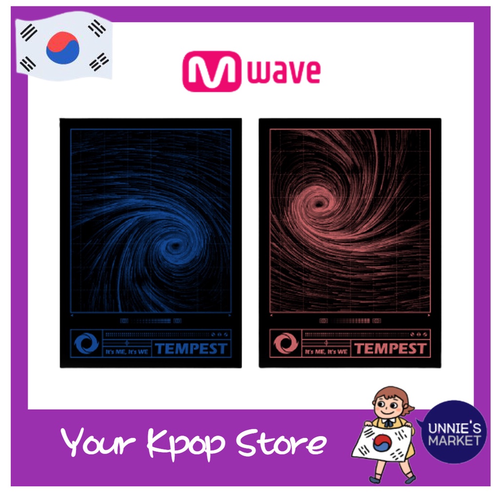 TEMPEST mwave Signed CD [It's ME, It's WE] 1st Mini Album(Random) | Shopee Brasil