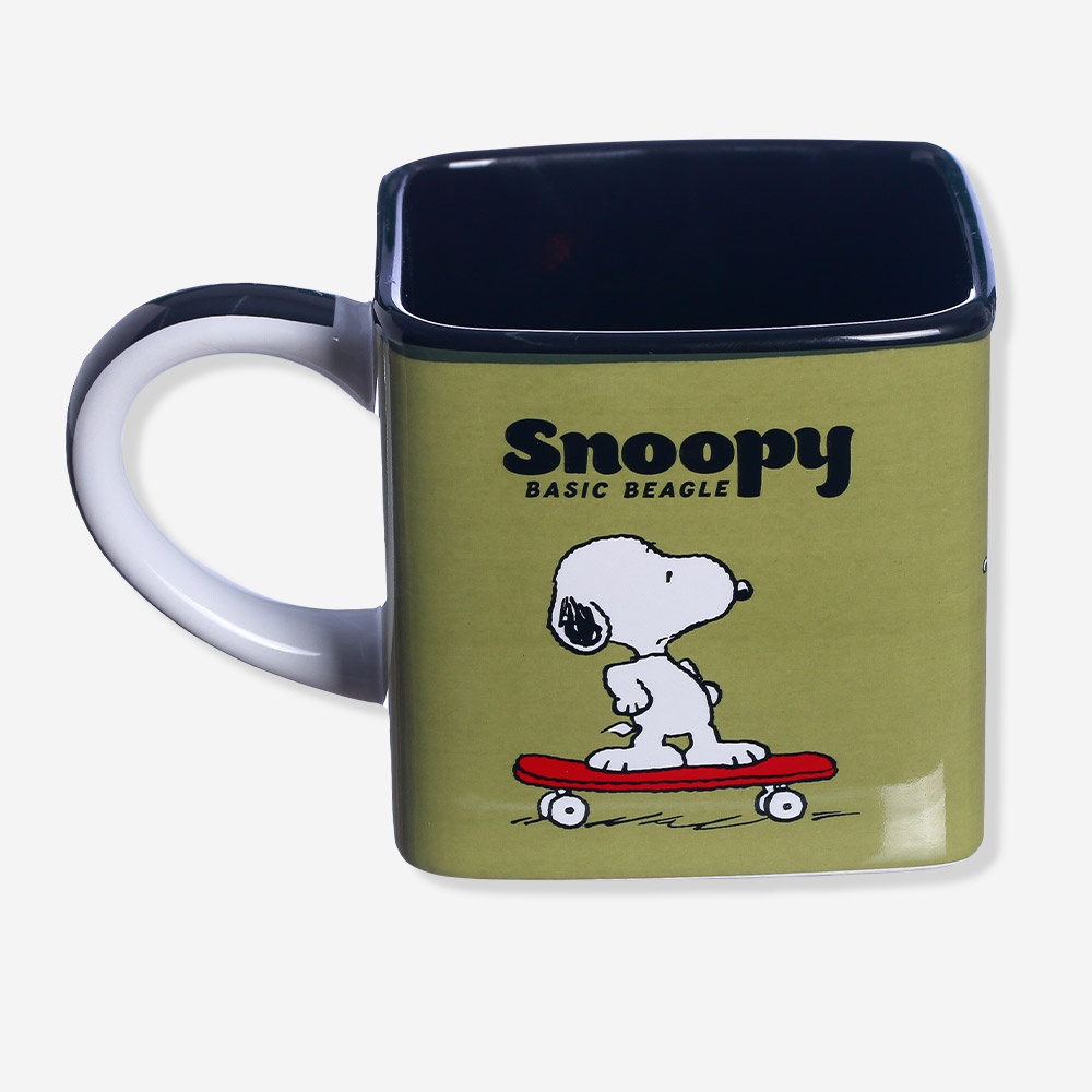 Caneca Cubo Snoopy Basic Beagle Licenciada 300ml | Shopee Brasil