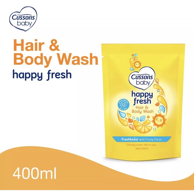 Cabelo Happy Fresh 400ml BABY E Lavagem Corporal | Shopee Brasil