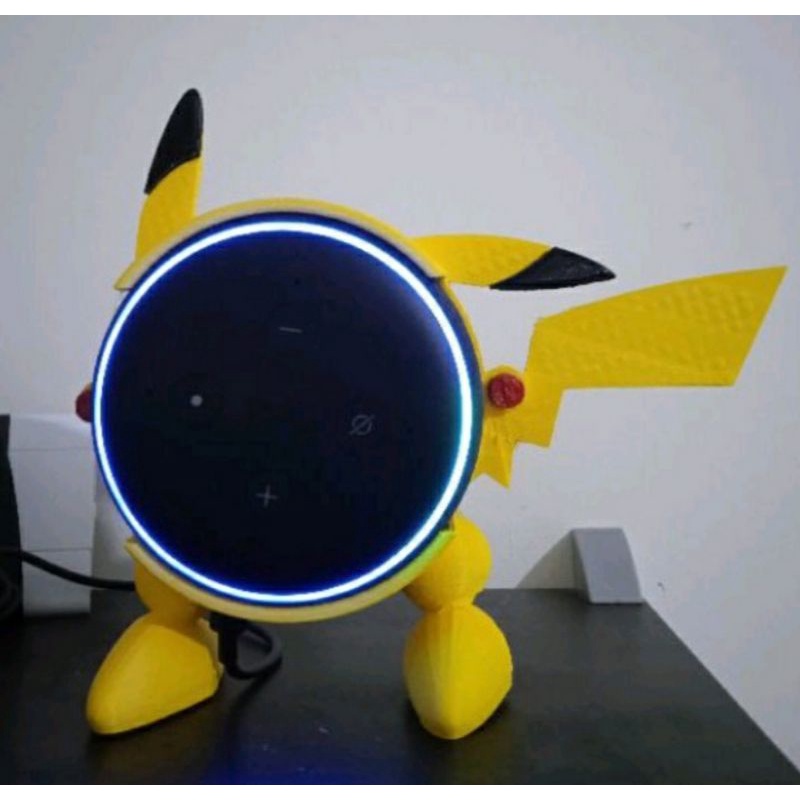 Suporte Alexa Echo Dot 3 Pikachu | Shopee Brasil