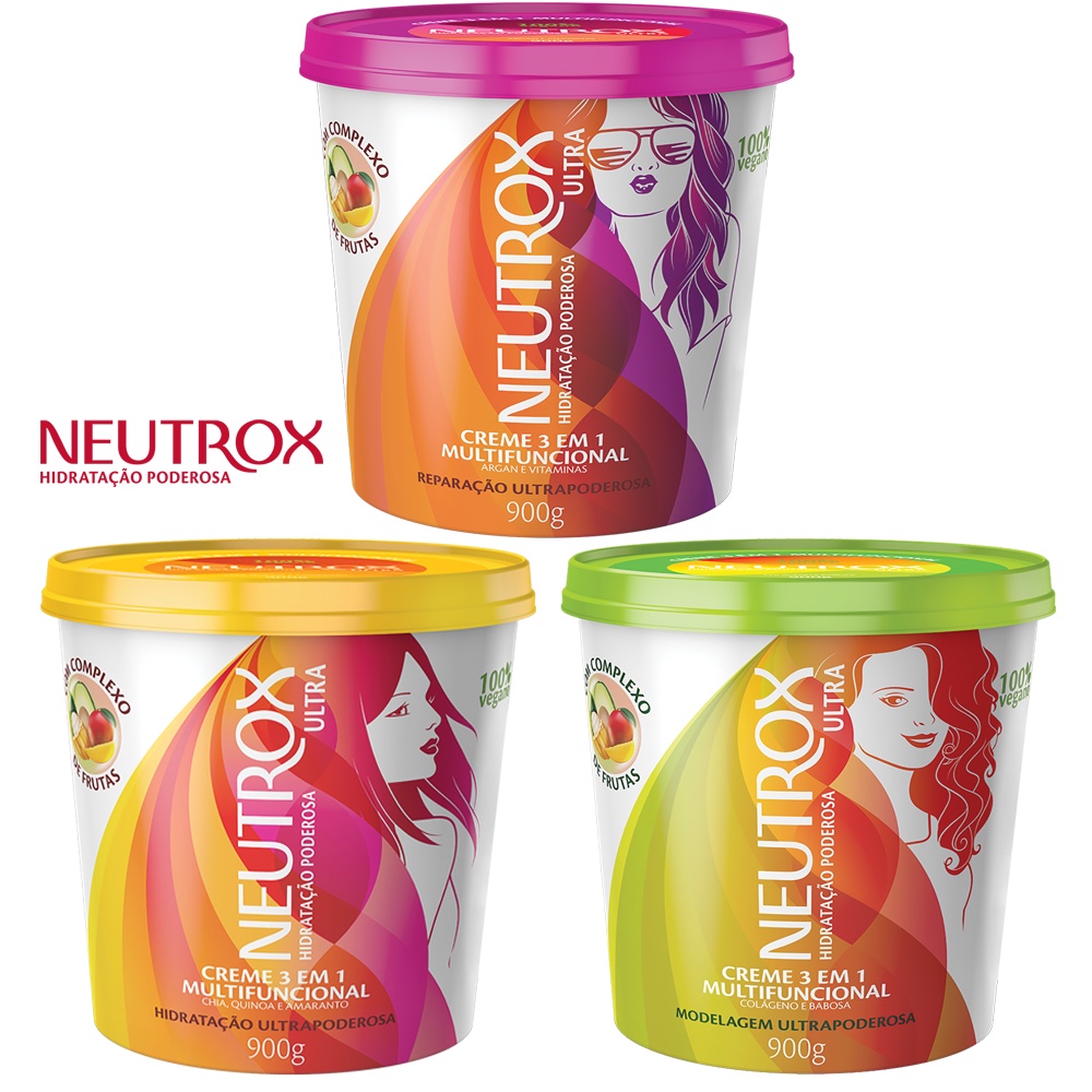 Creme Neutrox Tratamento 3 Em 1 900gr | Shopee Brasil