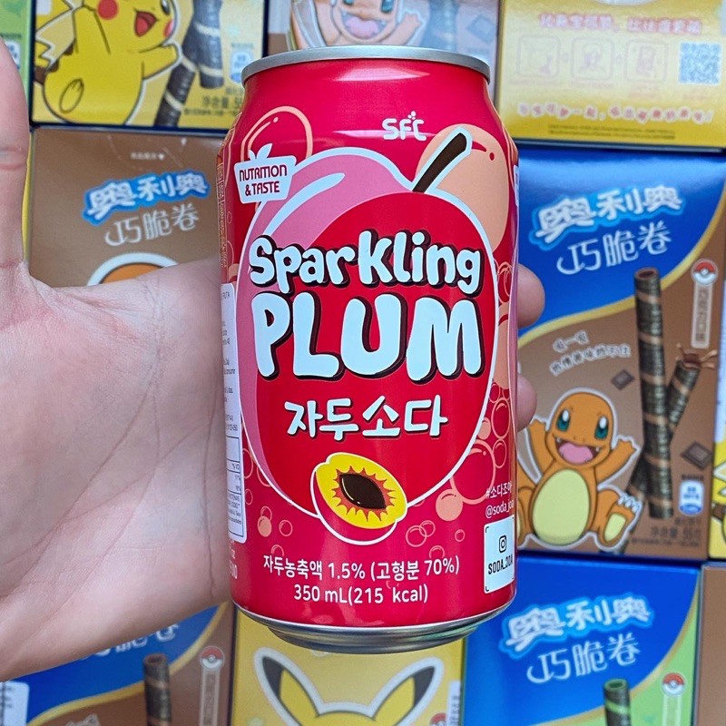 Sparkling Plum Importado 350ml - Refrigerante sabor Ameixa | Shopee Brasil