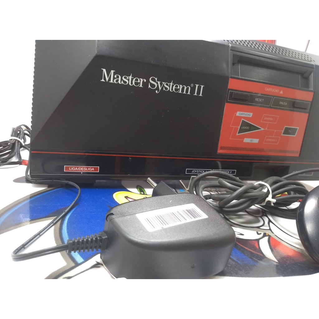 Console Sega Master System 2 - Tectoy - 1 controle - Corre Que Ta Baratinho