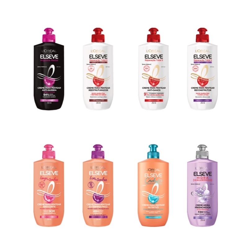 Creme de Pentear Elseve 250ml | Shopee Brasil