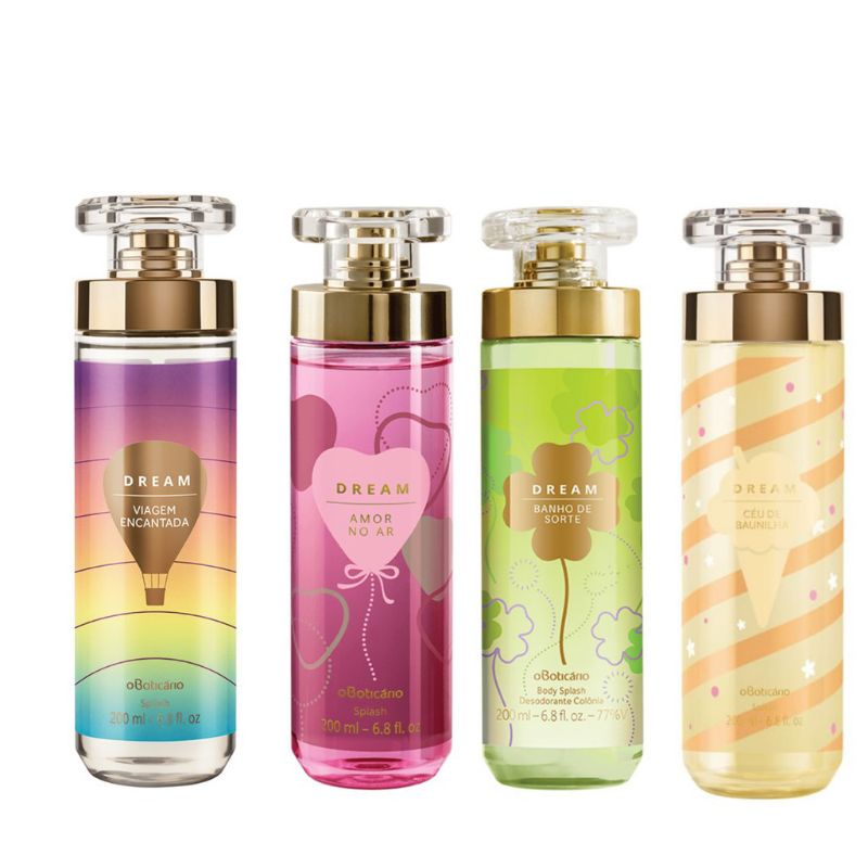 Splash Dream Desodorante colônia 200ml O Boticário - A escolher | Shopee Brasil