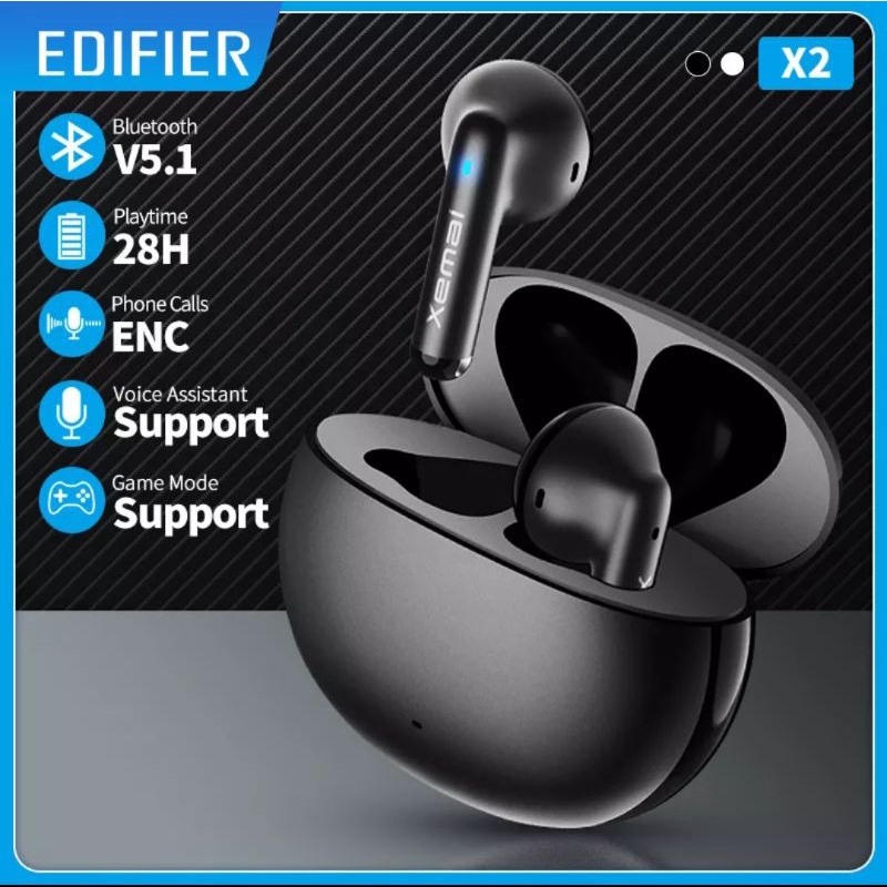 Fone de Ouvido Sem Fio Edifier X2 Game - Envio Imediato | Shopee Brasil