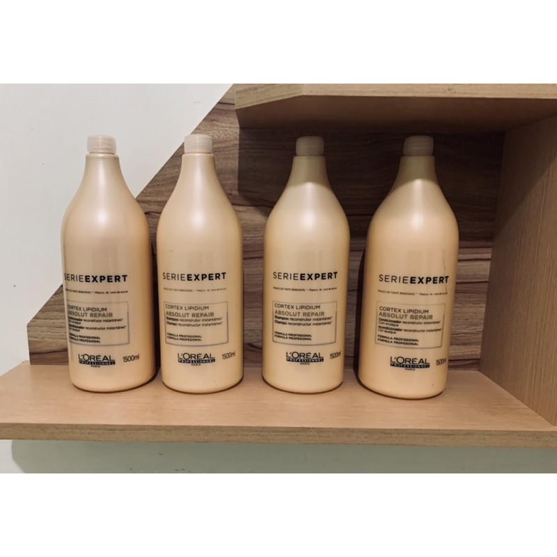 Shampoo e Condicionador Loreal Absolut Repair Córtex Lipidium 1500ML ...