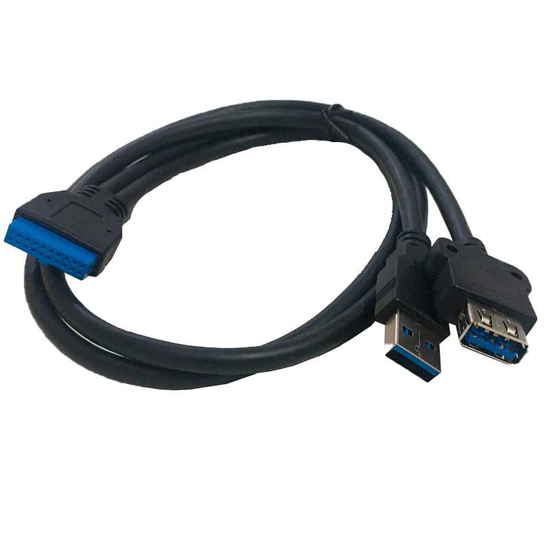 Cabo USB 3.0 Interno conector para placa mãe com USB Macho e Femea ...