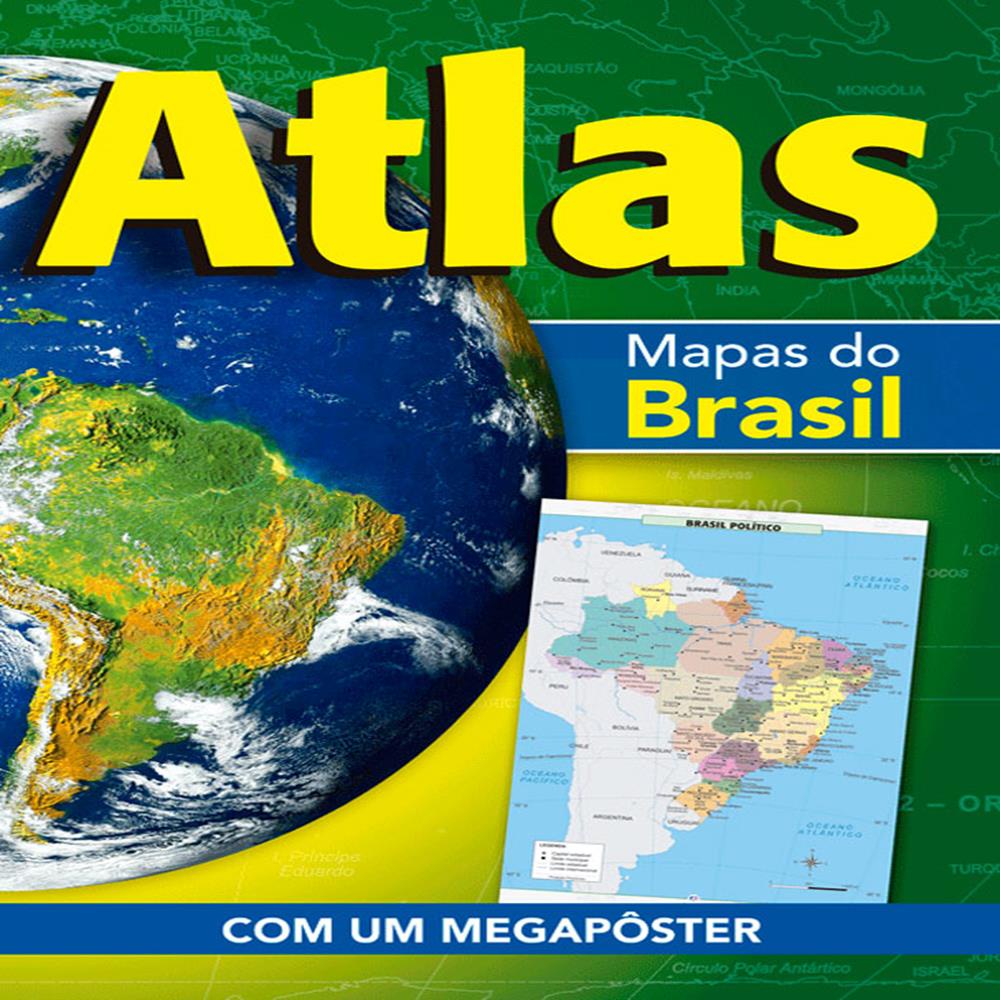 Livro Atlas - Mapas do Brasil | Shopee Brasil