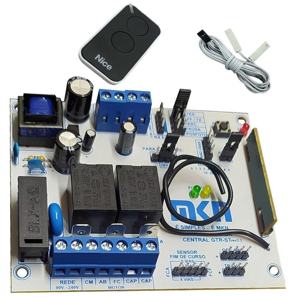 Placa Central GTR COM TX ERA INTI 2C E FIM DE CURSO BV GATTER | Shopee Brasil