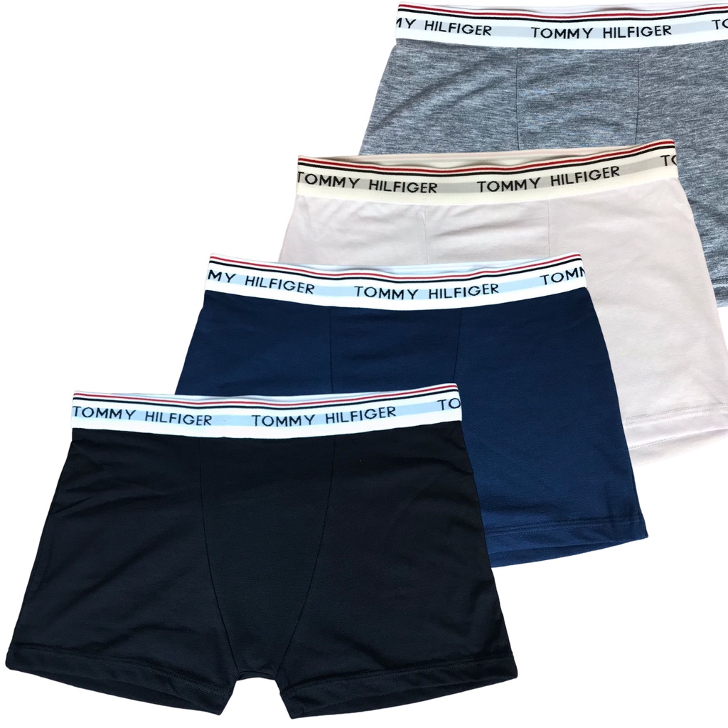 Kit Cuecas Box Adulto Masculina Cinza Preta Branca E Azul Thommy H. 100 ...