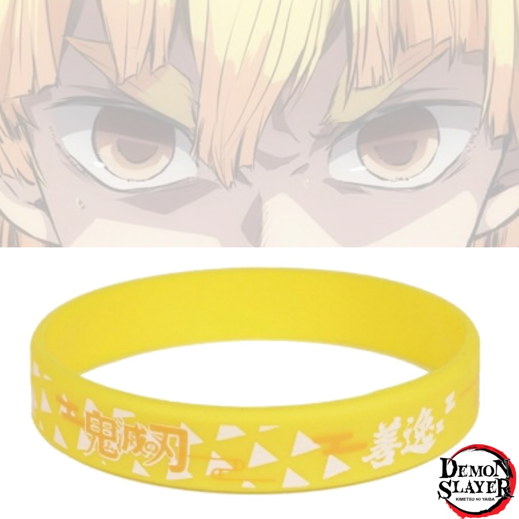 Bracelete Pulseira Demon Slayer Zenitsu Agatsuma Anime Manga | Shopee ...