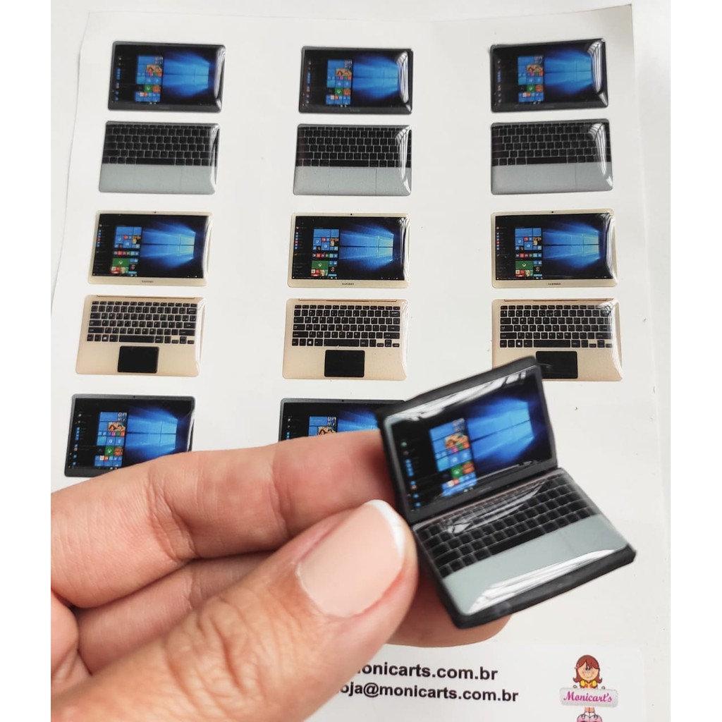 Mini Notebook Resinado | Shopee Brasil