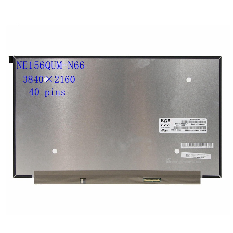 Tela Lcd Para laptop De 15.6 Polegadas , 4K NE156QUM-N66 , Lenovo ThinkPad P1 Gen 2 X1 Extreme ...