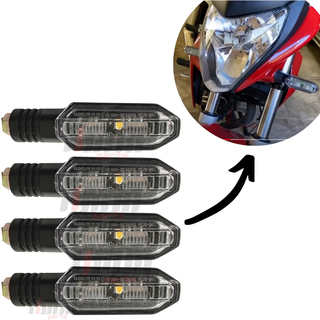 Seta LED Honda CB 300R CBX 250 Twister Pisca Modelo original Twister ...