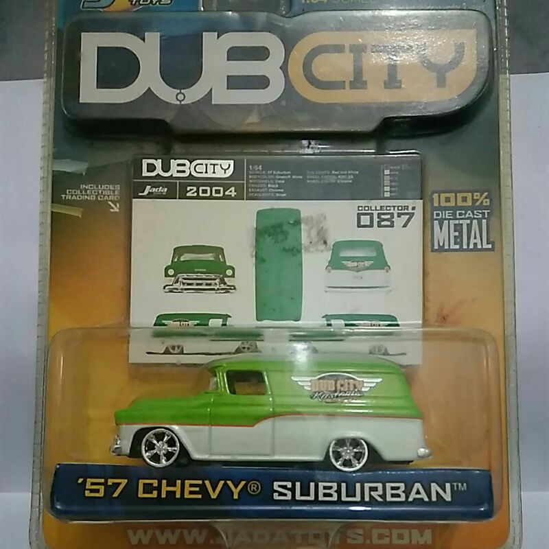 JADA 57 chevy suburban (pneus de borracha) | Shopee Brasil
