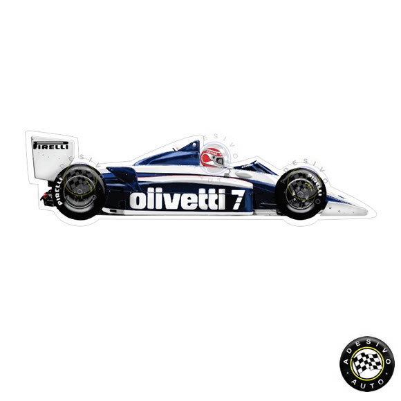 Adesivo Brabham BT54 F 1 1985 | Shopee Brasil