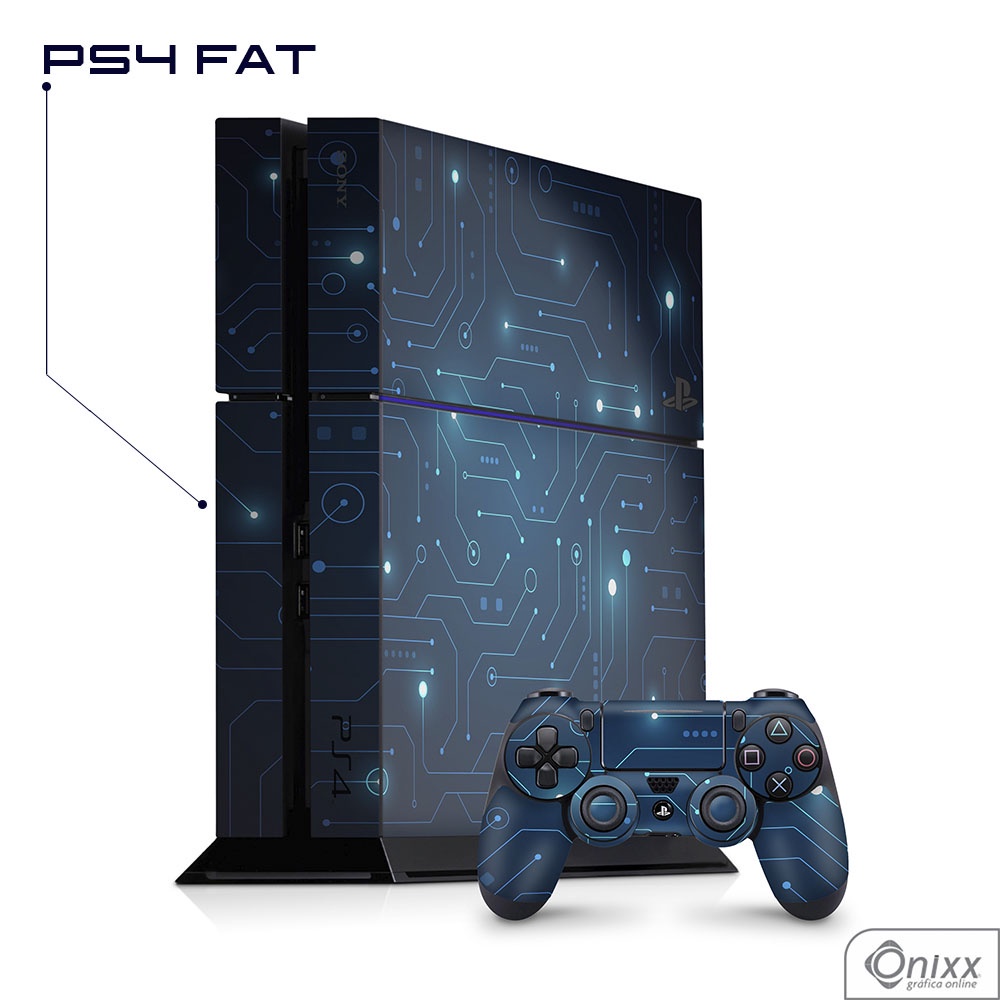 Skin PS4 FAT Adesiva Tech | Shopee Brasil