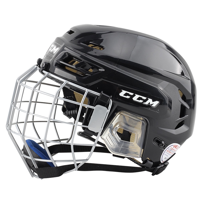 Capacete De Hóquei No Gelo Equipamento De Patinagem Com Rolo De Rugby ...