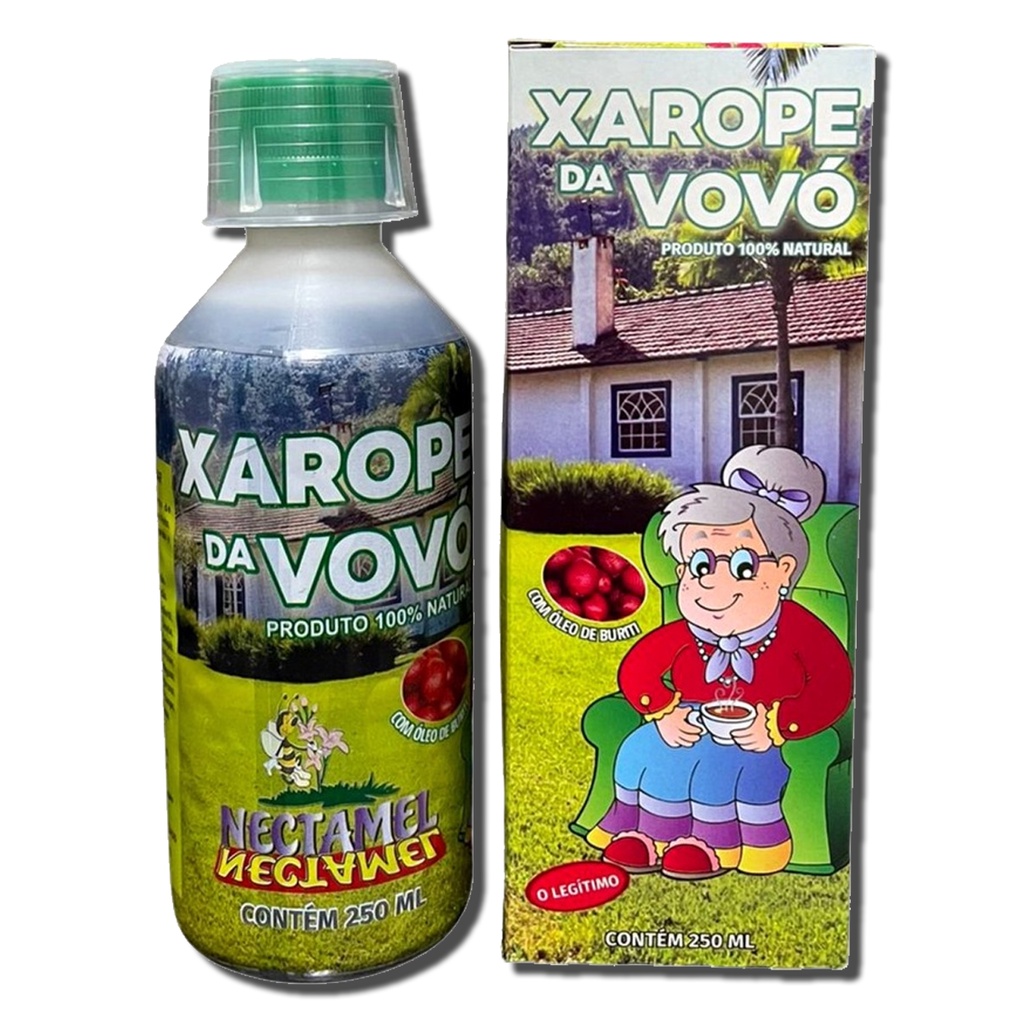 Xarope da Vovó 250ml - Nectamel | Shopee Brasil