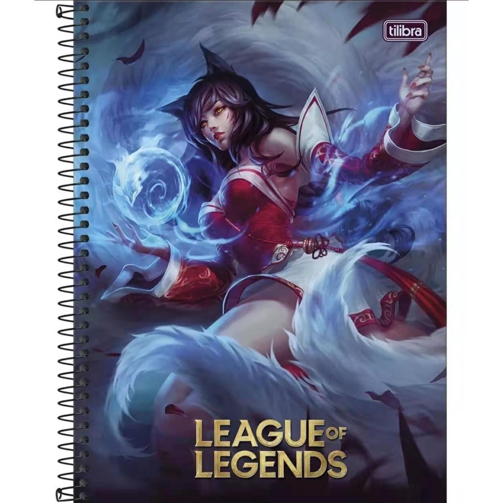 Caderno League Of Legends Capa Dura 1 Matéria 80f Tilibra | Shopee Brasil