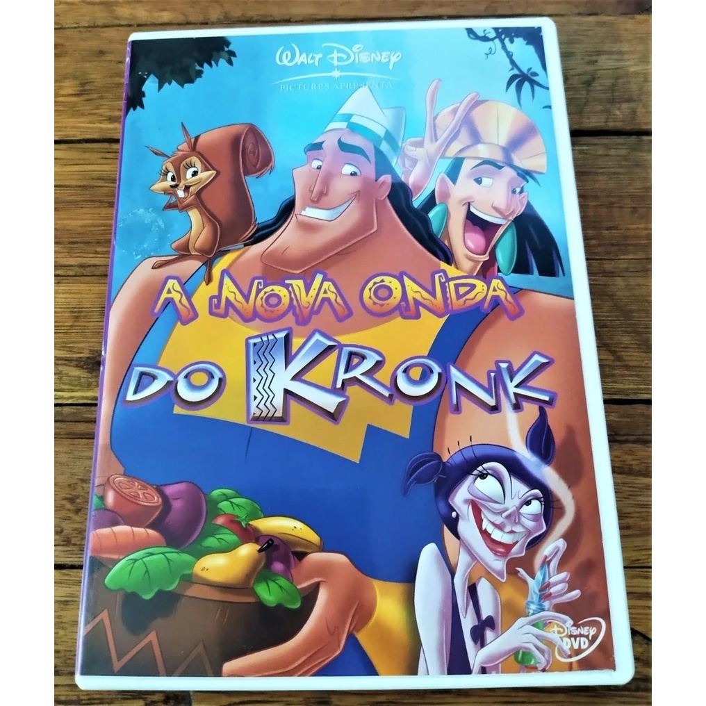 Dvd Original - A Nova Onda Do Kronk - Desenho - Disney | Shopee Brasil