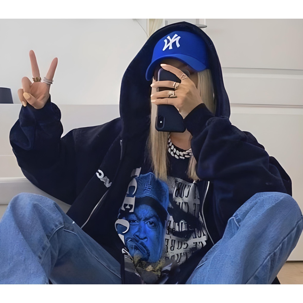 Boné New York Yankees Azul Royal Com Aba Curvada e Fita De Regulagem ...