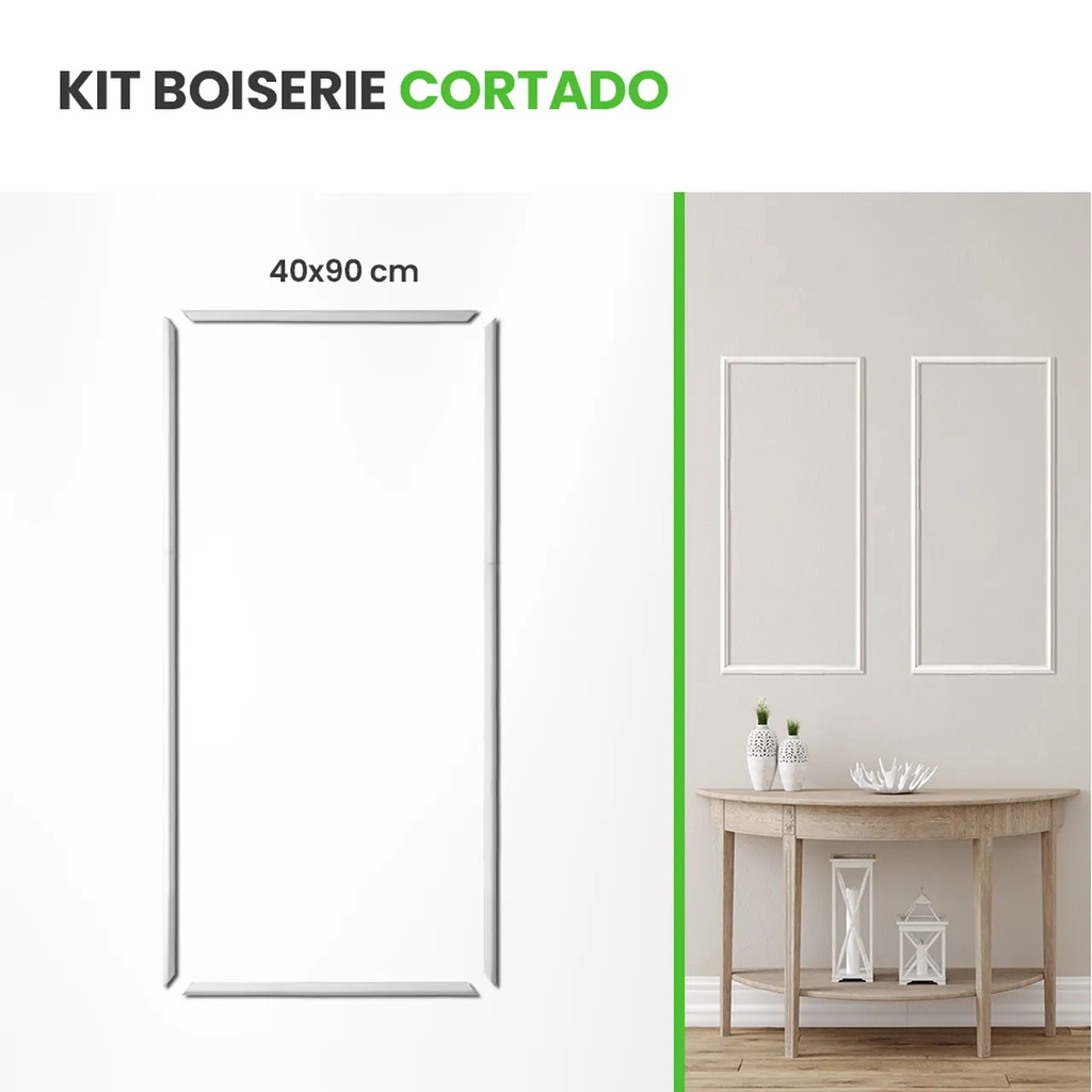Kit Boiserie para Parede RM61 com 2,3cm Altura por 40x90 | Shopee Brasil