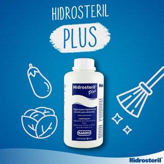 HIDROSTERIL 1 LITRO SANITIZANTE BACTERICIDA PARA FRUTAS VERDURAS ...