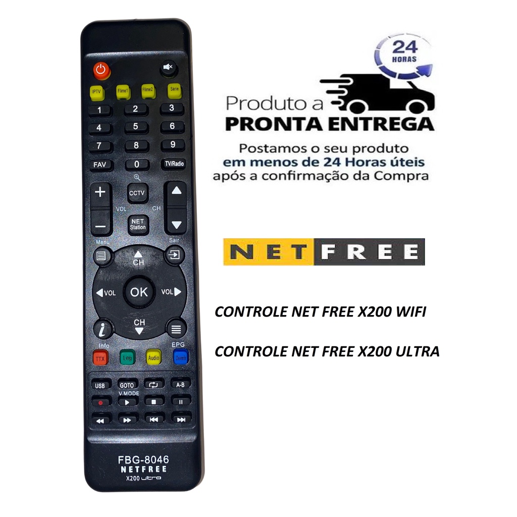Controle Net Free X200 Ultra pronta entrega | Shopee Brasil