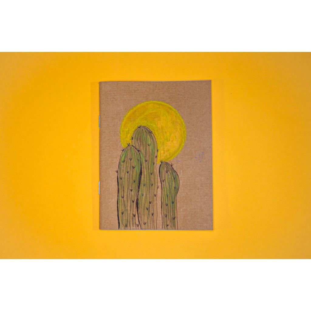 Caderno pequeno cacto solar | Shopee Brasil