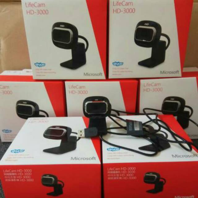 Web Cam Cam Usb Hd-3000 Life | Shopee Brasil