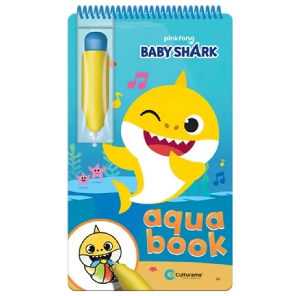 Aqua Book Baby Shark - pintar com água diversão garantida! Livro ...