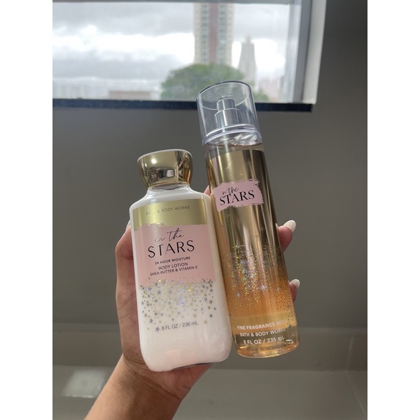 KIT BODY SPLASH + HIDRATANTE IN THE STARS BATH & BODY WORKS | Shopee Brasil