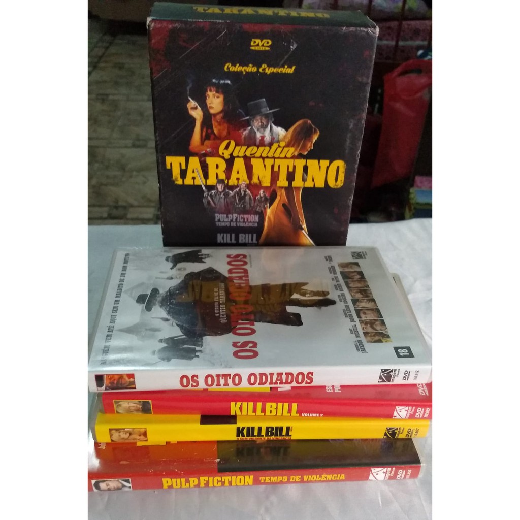 Box Coleção Especial Quentin Tarantino Formato: DVD / usado | Shopee Brasil