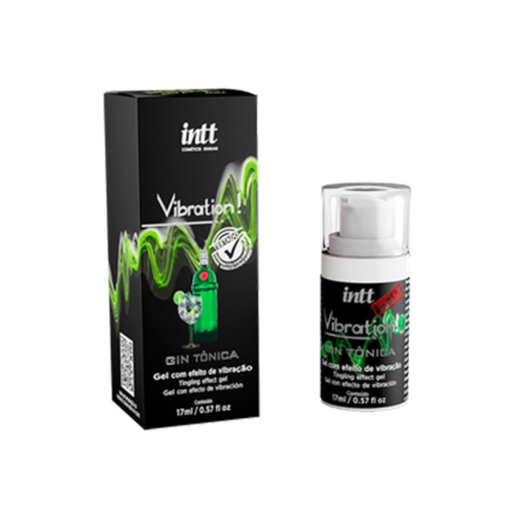 Vibration Gel Excitante Que Vibra Power Extra Forte Sabor Gin Tonica ...