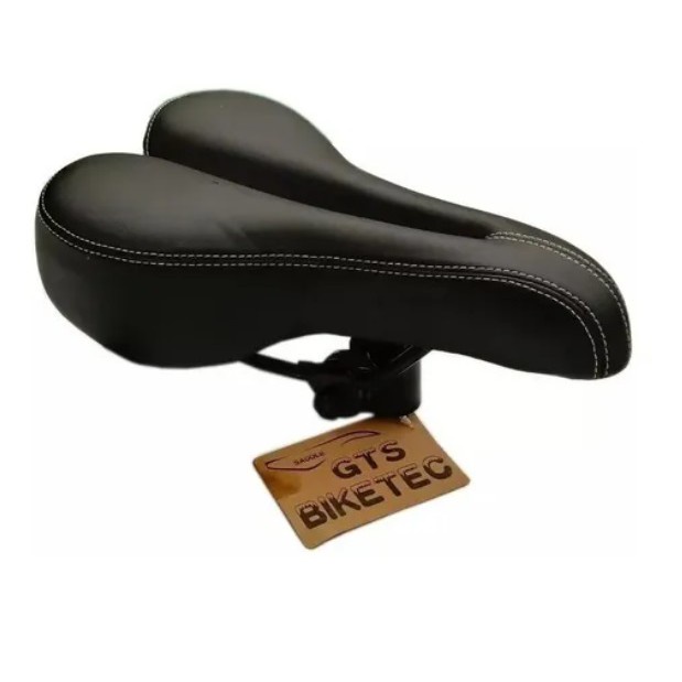 Selim Mtb Biketec Vazado Espuma Super Confortável Para Bike | Shopee Brasil
