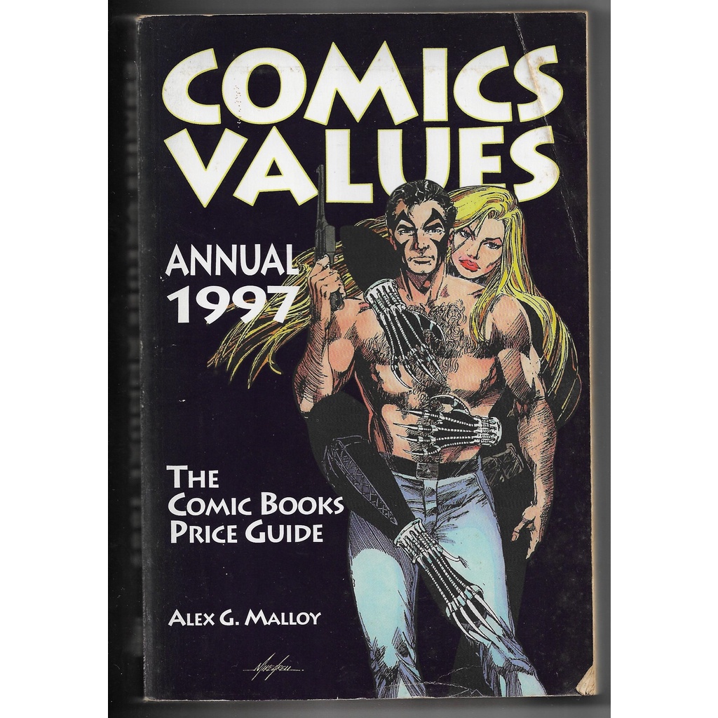 Livro Comic Values catálogo sobre quadrinhos de 1997 Marvel DC Image ...