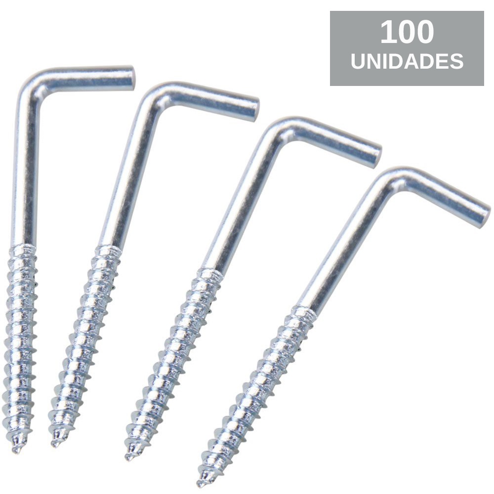 100 Parafuso em L Escapula para Bucha 08 - Starfer | Shopee Brasil