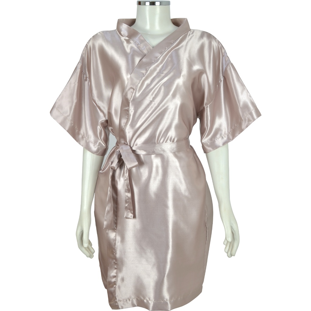Robe de Cetim Feminino Casamento, Noiva, Formatura, Salão de Beleza ...
