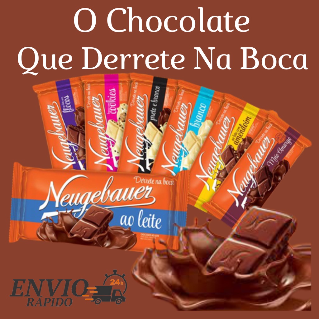 Barra Chocolate Neugebauer 90g - Envio Imediato | Shopee Brasil