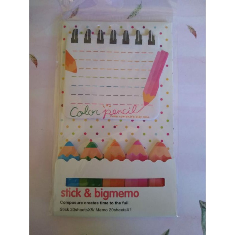 Sticky notes caderno | Shopee Brasil