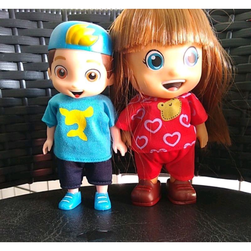 kit Boneco Lucas neto16 cm altura e Gi Neto 18 cm altura famosos ...