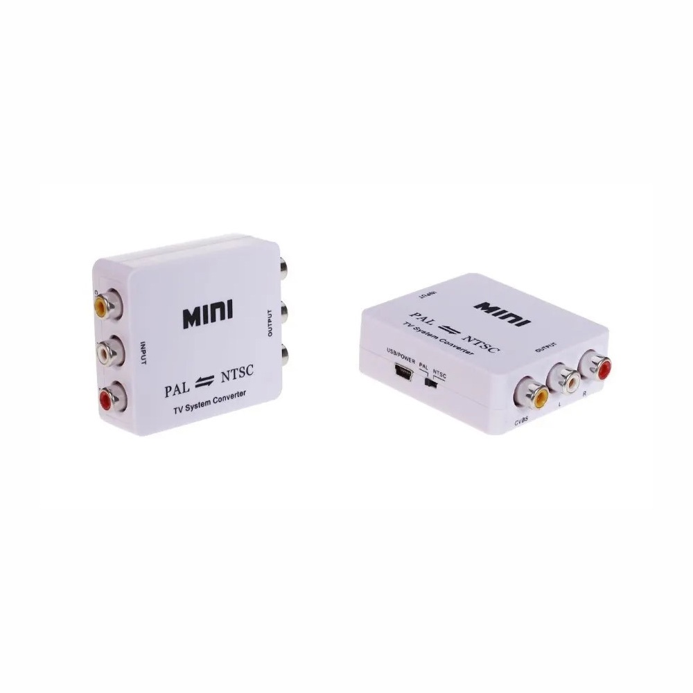 Mini Conversor Ntsc - Pal Pal - Ntsc 3 RcA | Shopee Brasil