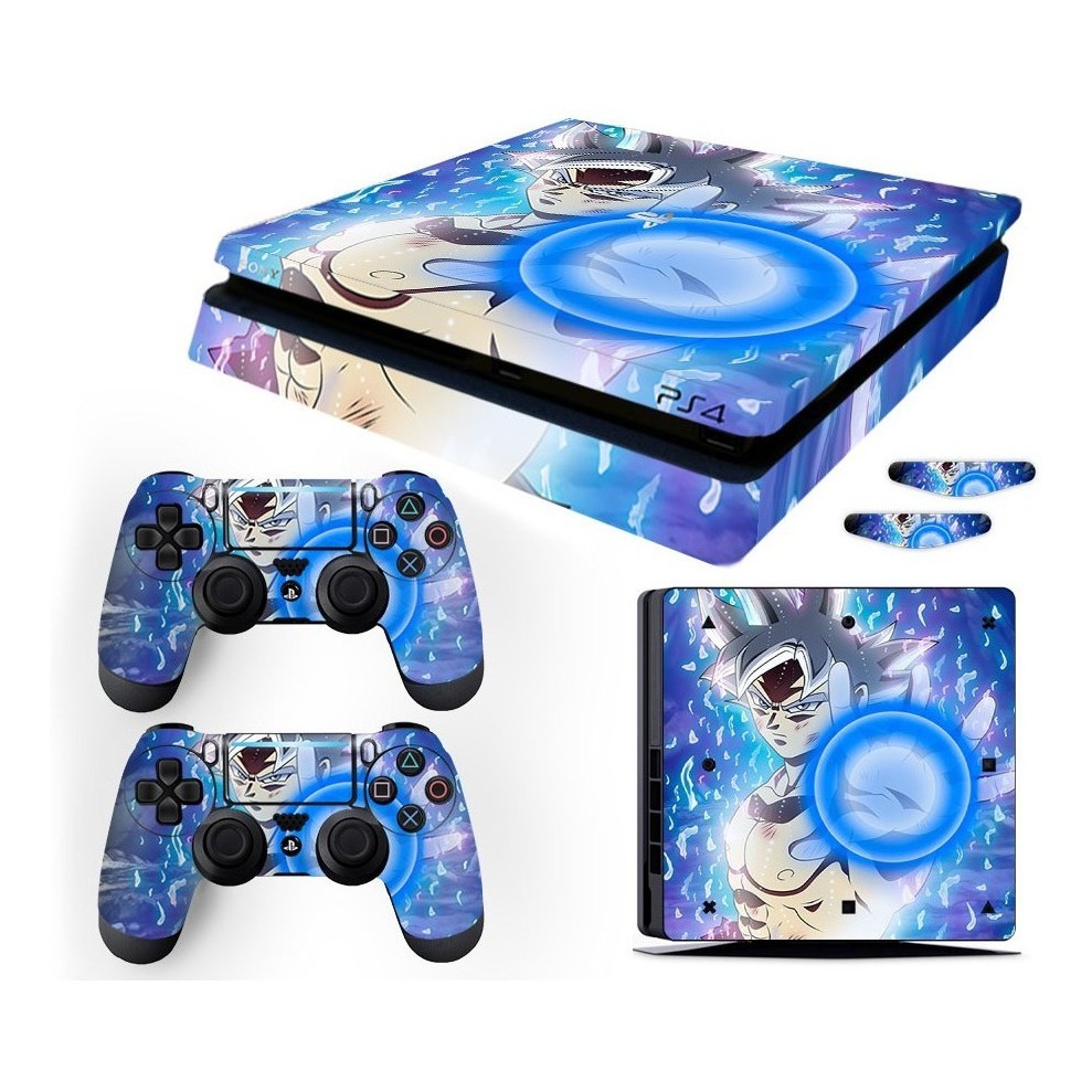 Skin Ps4 Slim - Goku Instinto Superior - Dragon Ball Z - 138 | Shopee ...