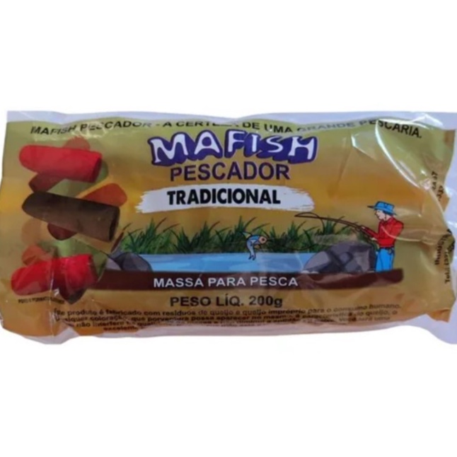 Massa Mafish Massa para Pesca Mafish Pescador Vários Sabores | Shopee ...